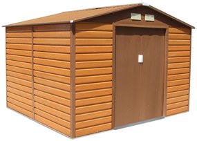 G21 Zahradní domek GAH 529 - 277 x 191 cm, hnědý
