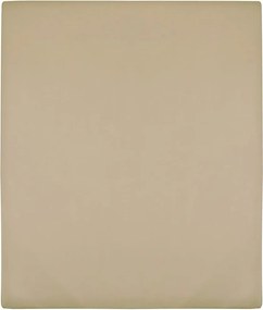 Fionshop 263169448 Jersey prostěradlo taupe 180x200 cm bavlna