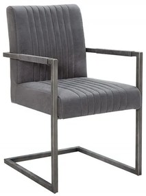 Konzolové židle Big Aston vintage šedé rameno ./ 39083