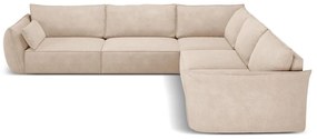 Béžová rohová pohovka (variabilní) Vanda – Mazzini Sofas