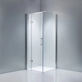 BPS-koupelny Čtvercový sprchový kout HYD-SK1390B 90x90 chrom/transparent - bez vaničky