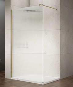 Gelco Vario - Sprchová zástěna, 110x200 cm, sklo nordic/matná zlatá GX1511-10