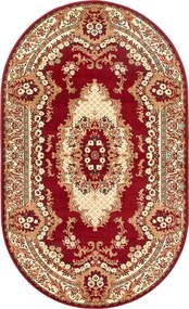 Oválný koberec Agnella Standard královské bordó Rozměr: 150x250 cm