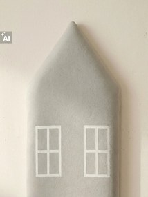 Sinsay - Čalouněný panel s motivem domku - zelená