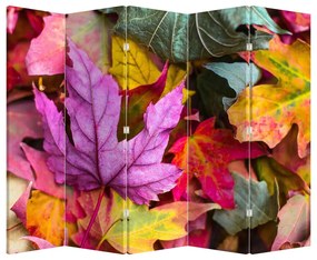 Paraván - Podzimní listy (210x170 cm)