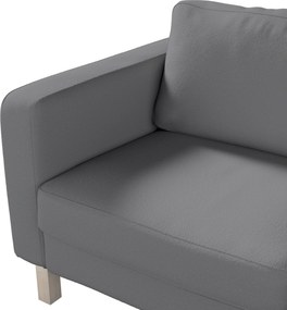 Potah na pohovku IKEA  Karlstad 2-místná, nerozkládací, krátký barva šedá látka pletený vzor