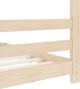 vidaXL Rám dětské postele masivní borové dřevo 90 x 200 cm [289609] Barva: Bílá