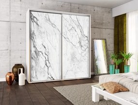 Šatní skříň PENELOPA 205 Mramor 1