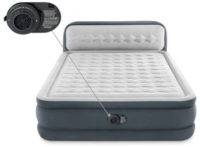 Nafukovací matrace INTEX 64448 236x152x46 cm s elektrickou pumpou pro pohodlné spaní