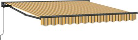 Rám markýzy Žlutá a Šedá 350 x 250 cm 3330319