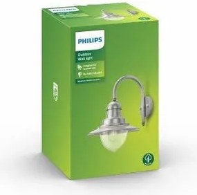 PH 01652/52/PN Raindrop SVÍTIDLO VENKOVNÍ NÁSTĚNNÉ E27 max. 60W, IP44, hliník - PHILIPS (915005693501)
