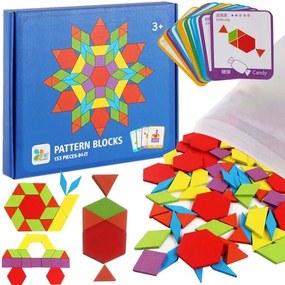 Kruzzel Vzdělávací puzzle - geometrické obrazce