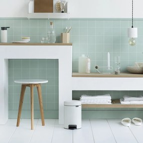 Brabantia NEWICON Pedálový odpadkový koš 3 l - bílá