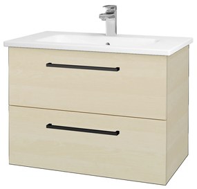 Dřevojas Koupelnová skříň GIO SZZ2 80 Varianta: N01 Bílá lesk / Úchytka T04 / M01 Bílá mat