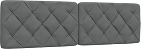 Rám postele bez matrace tmavě šedý 180 x 200 cm textil 3310616