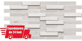 GRACE obkladový 3D PVC panel - Dub bielený 480 x 980 mm