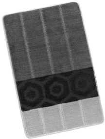 Bellatex koupelnová předložka BANY 60x100 cm Pruh šedá, černá