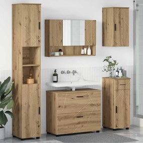 Sada koupelnového nábytku 5 ks Artisanový dub 35 x 30 x 192 cm 3393082