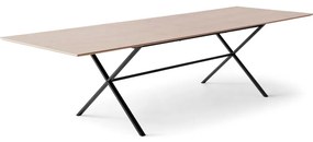 Rozkládací jídelní stůl s deskou v dubovém dekoru v přírodní barvě 90x165 cm Meza – Hammel Furniture