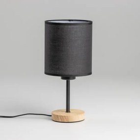 Brilagi - Stolní lampa NUBILA WOOD 1xE27/25W/230V dub/černá