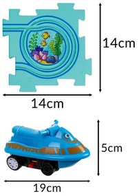 Kruzzel Vzdělávací puzzle - dráha 24851
