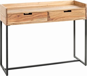 XXXLutz KONZOLOVÝ STOLEK, akácie, černá, barvy akácie, 100/35/80 cm - Konzolové stolky - 001931045705