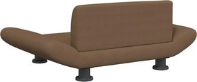 Pelíšek pro psy hnědý 70 x 45 x 28 cm textil 171998