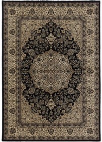 Koberce Breno Kusový koberec KASHMIR 2608 Black, Černá, Vícebarevné, 160 x 230 cm