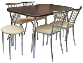Jídelní stůl NEPTUN (bez židlí) Metpol 100/74/60 Barva: cerna