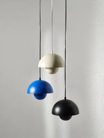 Sinsay - Kovová závěsná LED lampa s polokulovým stínidlem - béžová