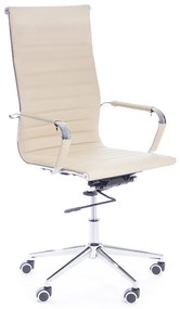 Kancelářská židle Prymus New, krémová