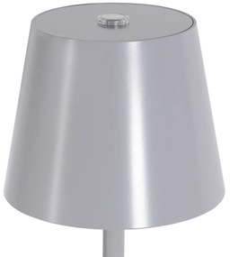 Toolight Toolight, dotyková LED noční stolní lampa 5W, 3 barvy světla, USB napájení, APP1369-T GREY, šedá, OSW-08631