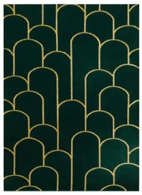 koberec EMERALD výhradní 1021 glamour, stylový art deco, lahvově zel velikost 200x290 cm | krásné koberce cz