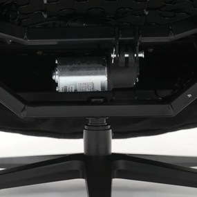 Autronic Relaxační křeslo BILBAO – elektrické zabudované ovládání, šedá, látka