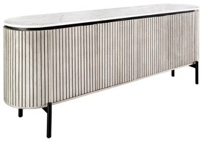 Massive home | Komoda  ADLON 170cm mramorová deska mango