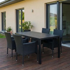 Vikio Zahradní jídelní set pro 4 osoby DT257-140 antracit