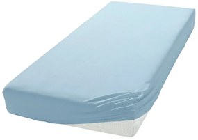 Bedtex Jersey prostěradlo Dreamee 160x200 cm - Světle Modré