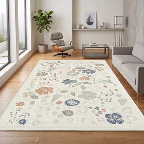 Angel Carpet, Kusový koberec Aurora 25 Cream, 240x340, bílá, kancelář