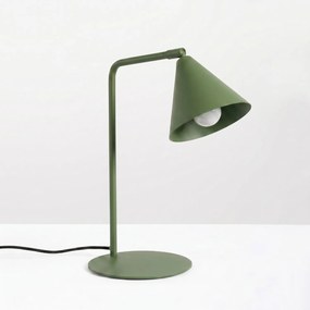 Sollux Lighting Stolní lampa NOX olivově zelená