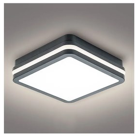 Brilagi - LED Venkovní svítidlo se senzorem BENE LED/18W/230V 22x22 cm IP54