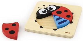 Dřevěné puzzle pro nejmenší Viga Beruška