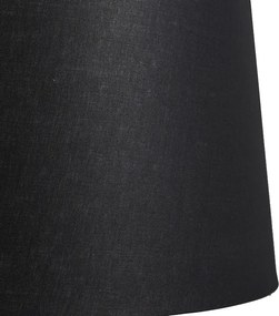 Lněný stínidlo černé 45/25