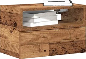 vidaXL Nástěnný noční stolek 45x26x28,5 cm [858598] Barva: Staré dřevo