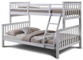 Dětská patrová postel BAGIRA bílá - TempoKondela