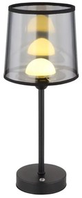 Globo 21008S - LED Stmív. stolní lampa LUNKI LED/2,5W/3,7V 2700/4000/6500K černá