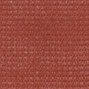 Balkonová zástěna terakota 75 x 400 cm HDPE 310945