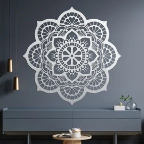 Dřevěná nástěnná dekorace mandala symbolika lotosového květu I SENTOP PR0204