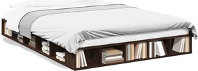vidaXL Rám postele 140 x 200 cm kompozitní dřevo [3280481] Barva: šedá sonoma