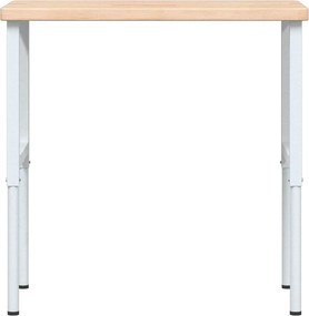 Pracovní stůl 100 x 60 x (73–99,5) cm masivní dub obdélníkový 3309701