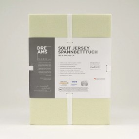 Florella Prostěradlo Solit Jersey Minze, 180-190x200 cm